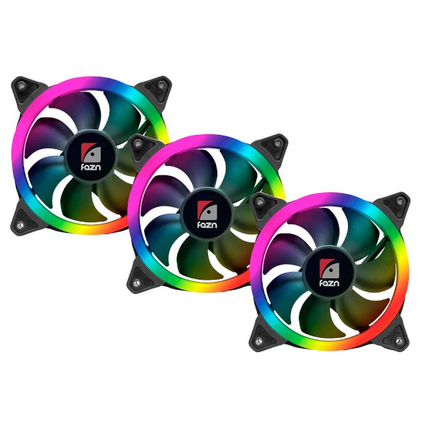Fazn - Fan 3-pack Erebus RGB - Вентилатори