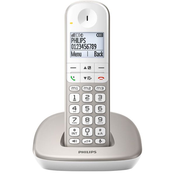 Philips - Wireless Phone XL4901DS Silver - Безжични телефони