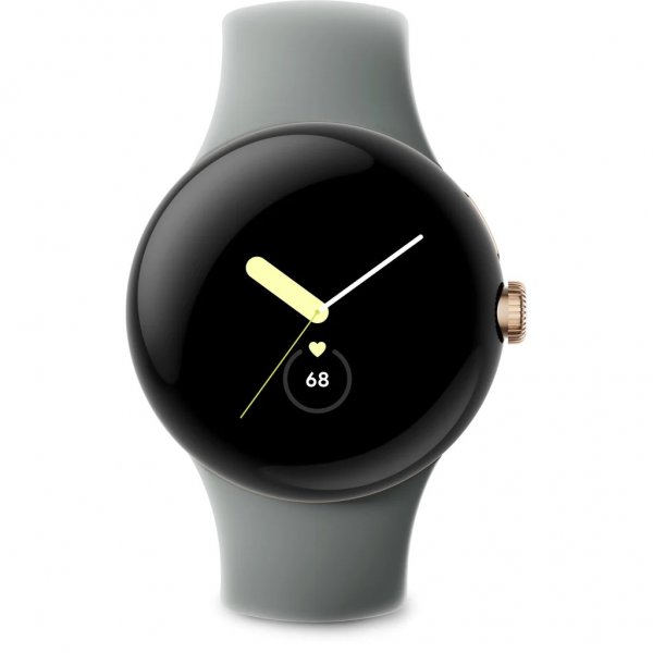 Google - Pixel Watch Gold/Hazel - Smartwatches